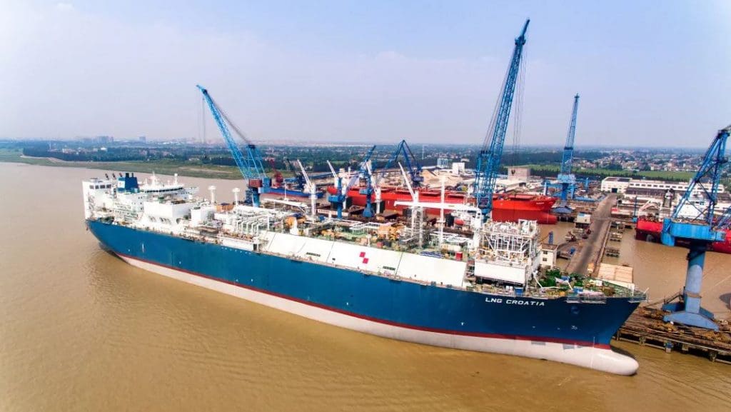 Chinese yard delivers first Croatian FSRU - LNG Prime