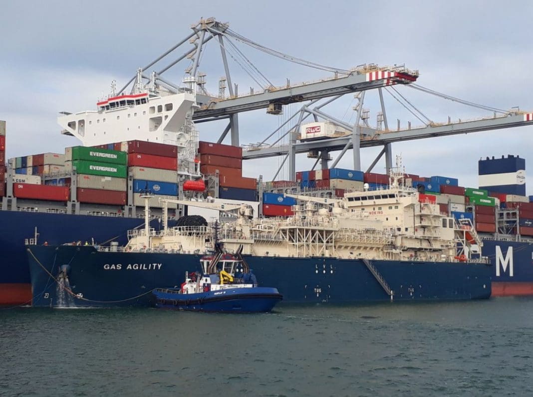 World’s largest LNG bunkering vessel conducts first op in Rotterdam ...