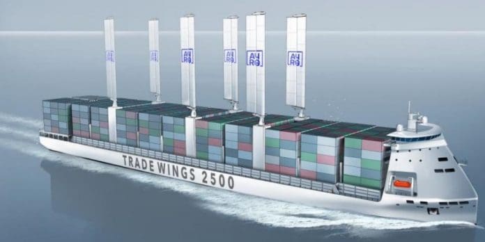 New LNG-powered containership design has six Oceanwings - LNG Prime