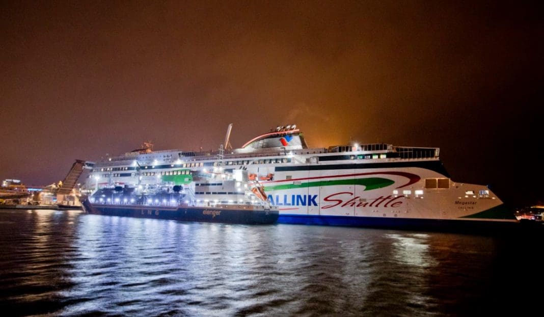 Elenger's newbuild wraps up first STS LNG bunkering op in Estonia - LNG ...