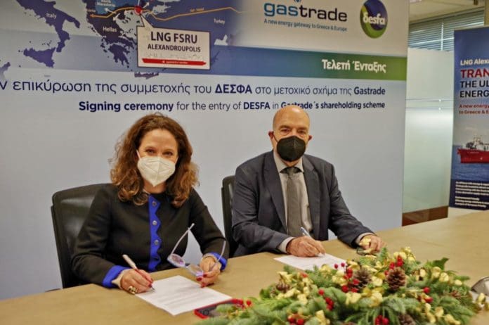 DESFA officially becomes part of Greek FSRU project - LNG Prime