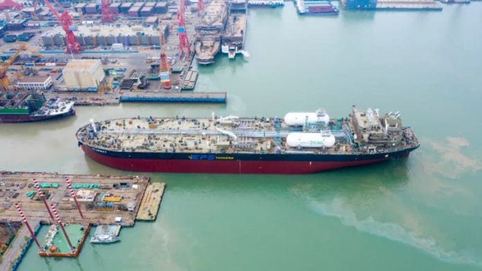 GSI launches second LNG-powered Suezmax tanker for EPS - LNG Prime