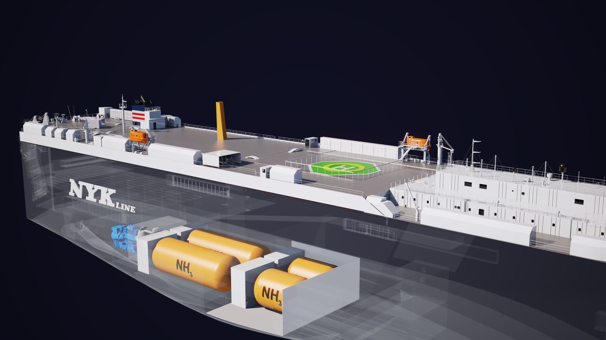 NYK and partners complete concept design for ammonia-ready LNG-fueled ...