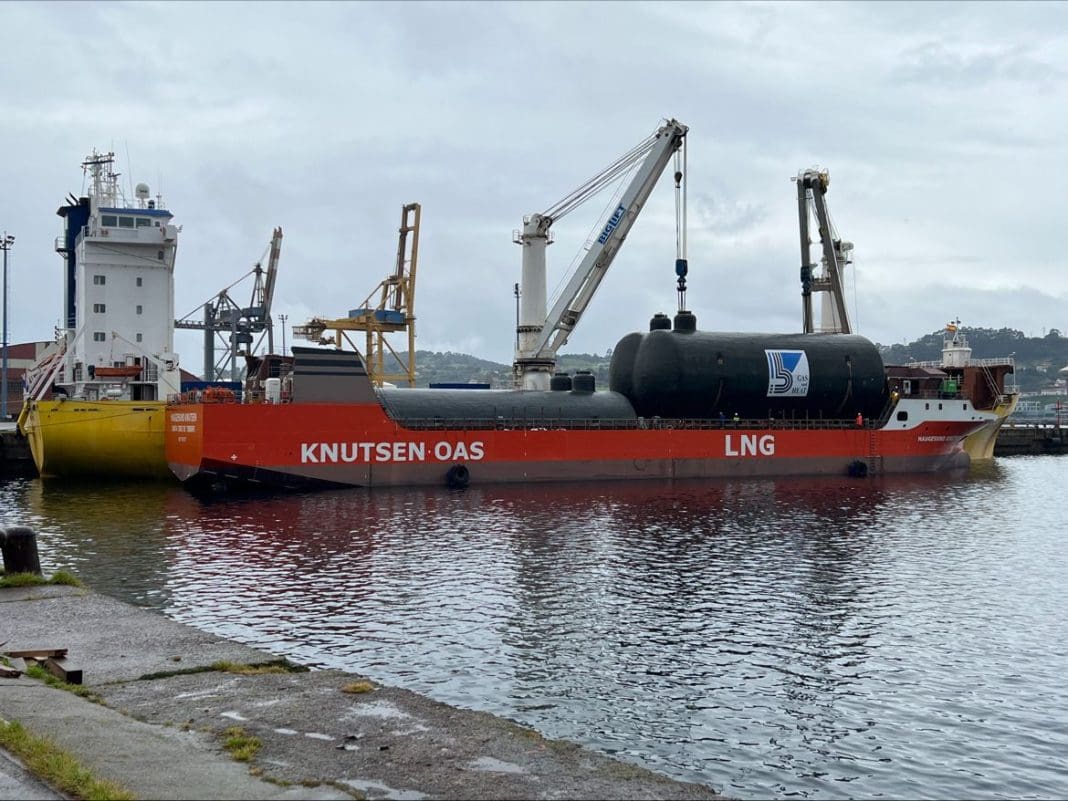 Knutsen’s LNG bunkering newbuild gets two tanks in Spain - LNG Prime