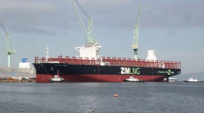 Samsung Heavy launches Seaspan's LNG-powered containership - LNG Prime