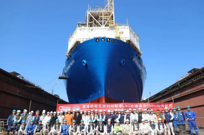 Cyprus FSRU conversion nearing completion in China - LNG Prime