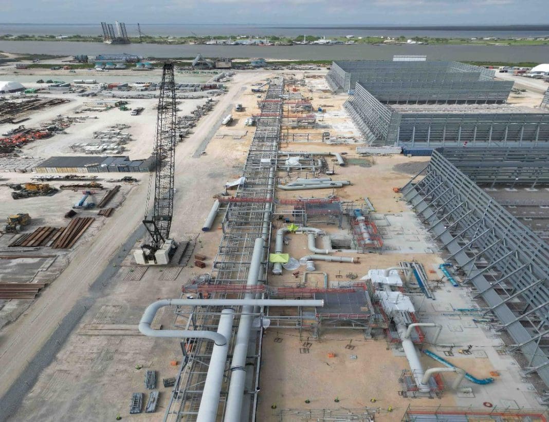 Construction progress continues on Golden Pass LNG export terminal ...