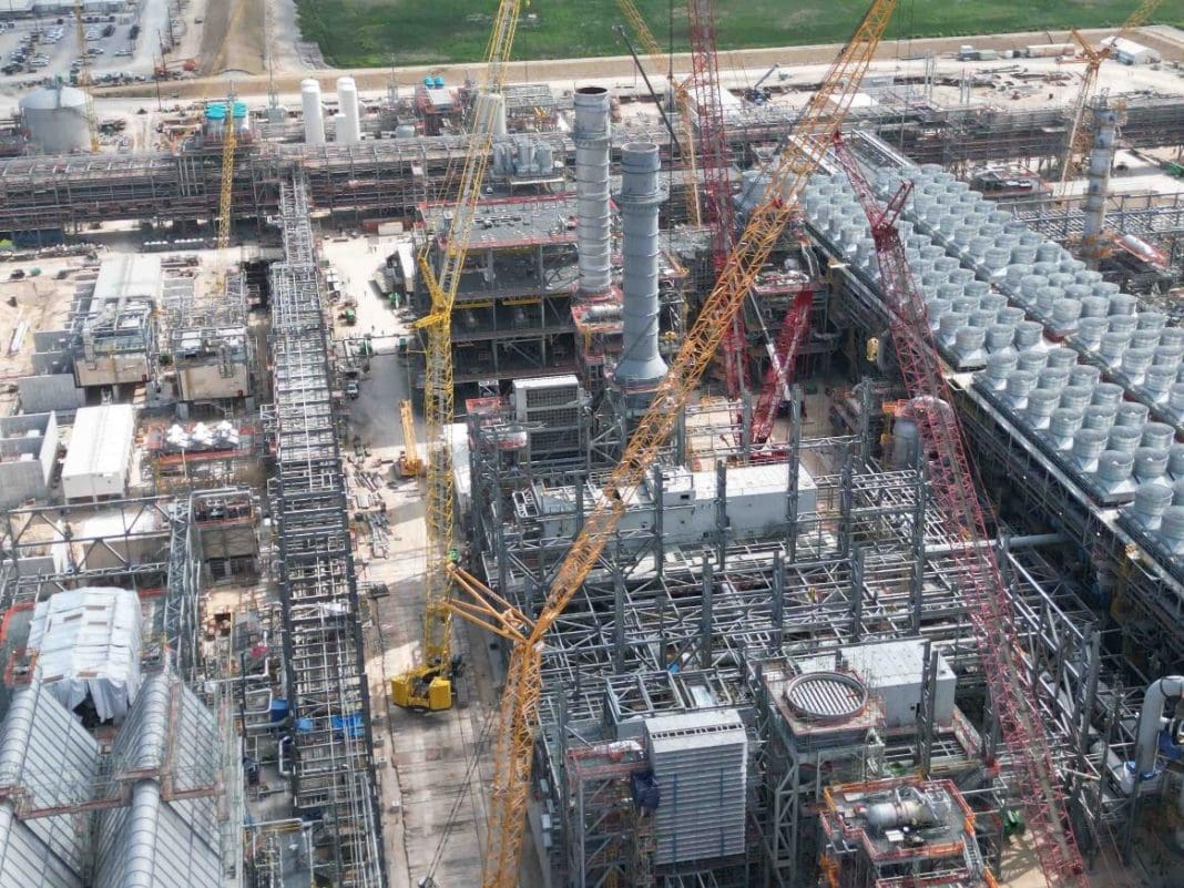 Construction progress continues on Golden Pass LNG export terminal ...