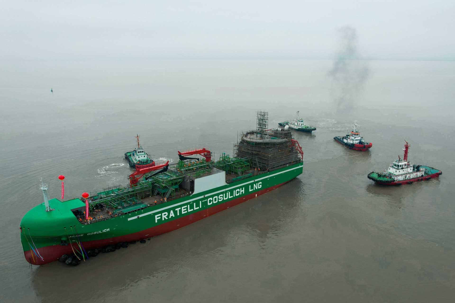 CIMC SOE launches second LNG bunkering ship for Fratelli Cosulich - LNG ...