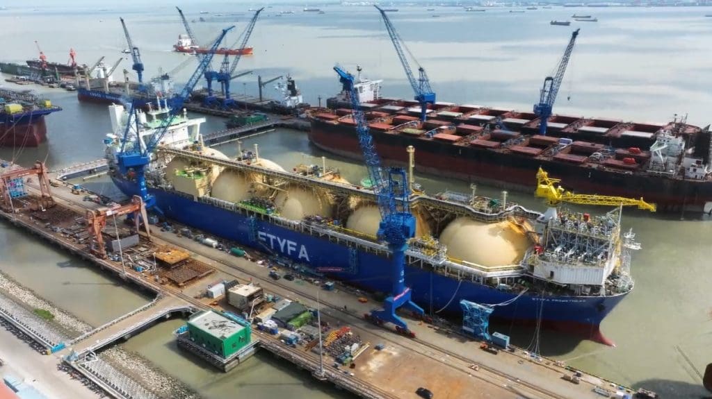 Cosco's yard nears completion of Cyprus FSRU conversion job - LNG Prime