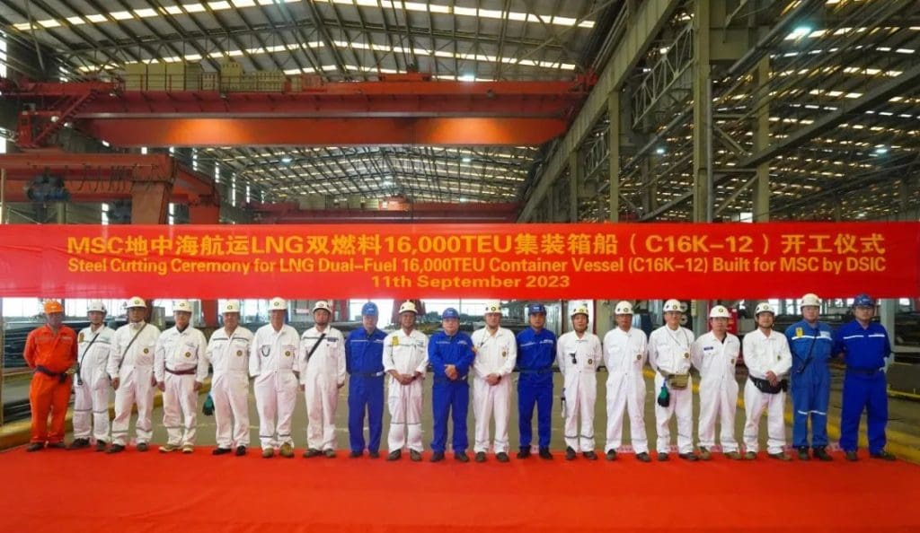 DSIC starts work on MSC’s LNG-powered containership - LNG Prime