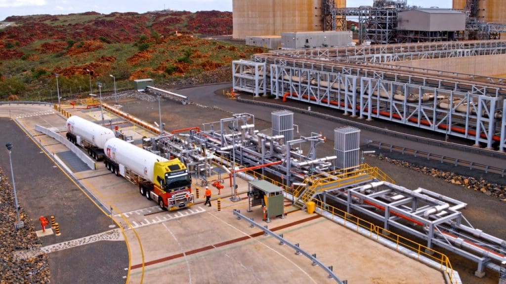 Woodside hits Pluto LNG truck loading milestone - LNG Prime