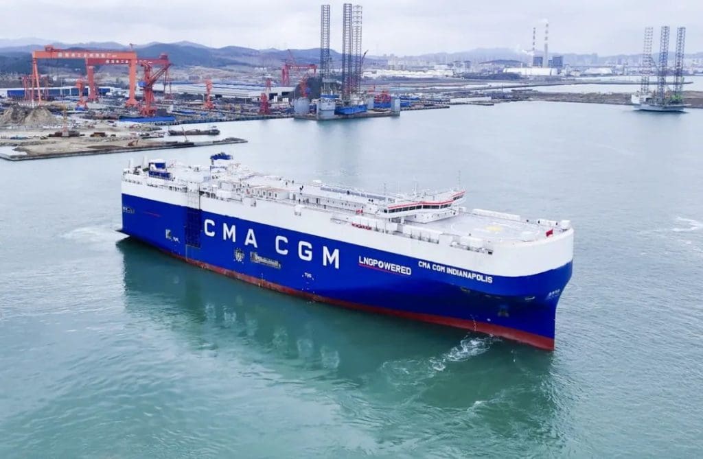 EPS takes delivery of LNG-powered PCTC chartered by CMA CGM's CEVA - LNG Prime