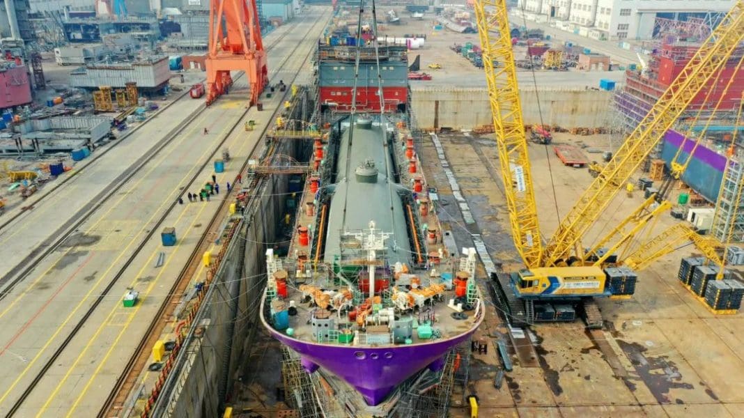 First Northern Lights LCO2 carrier gets tanks - LNG Prime