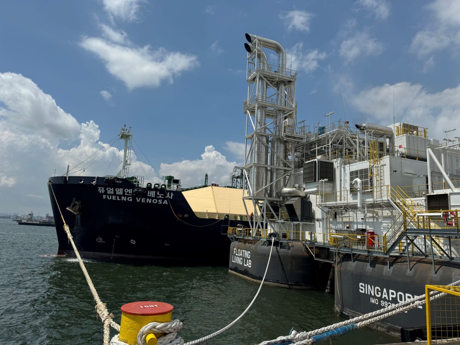 FueLNG helps in commissioning of Seatrium's floating lab - LNG Prime