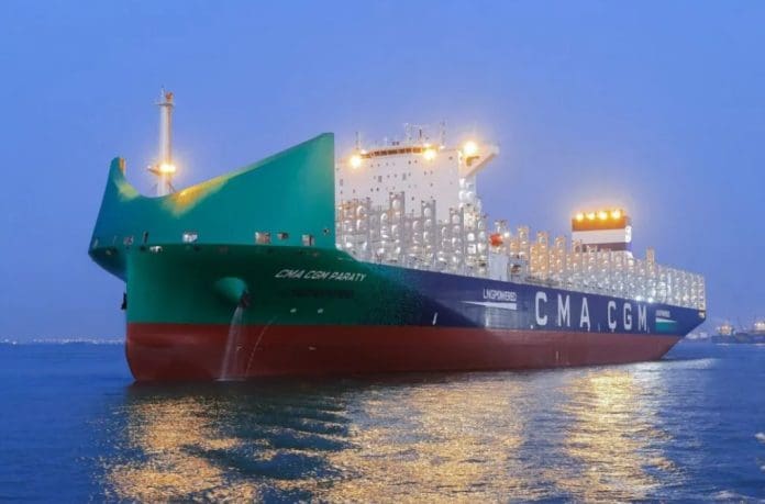 Another LNG-powered containership joins CMA CGM's fleet - LNG Prime