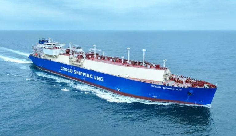 Hudong-Zhonghua delivers Cosco’s LNG vessel - LNG Prime