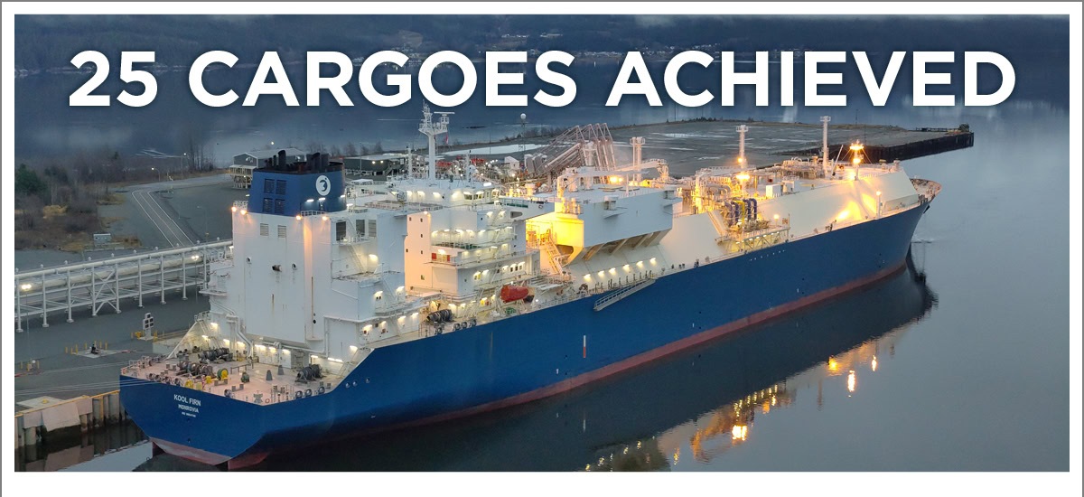 LNG Canada sends 25th cargo - LNG Prime